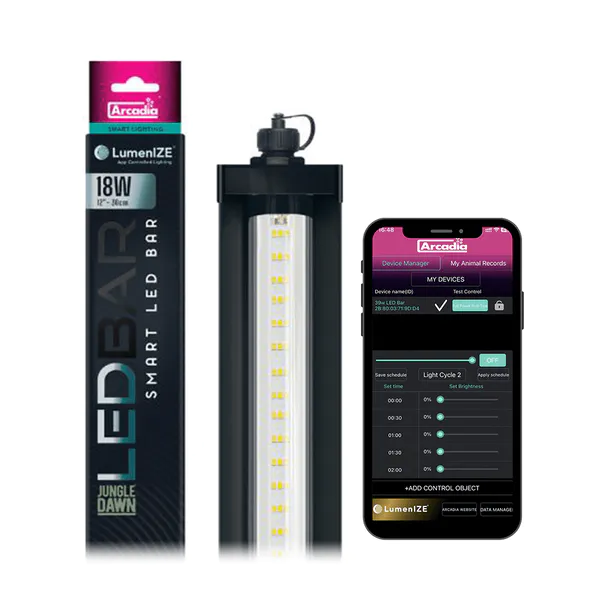 Arcadia LumenIZE Jungle Dawn LED Bar 54w - Reptilutstyr AS
